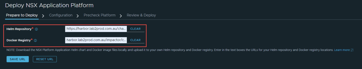 NSX Application Platform Part 4: Deploying the Application Platform
