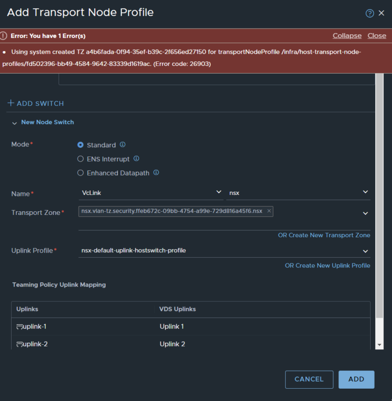 VMware NSX 4 – vCenter Plugin – LAB2PROD